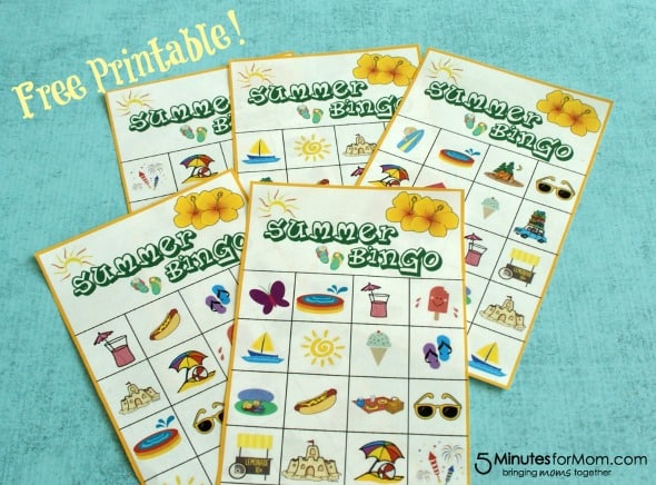 Summer Bingo Game With Free Printables