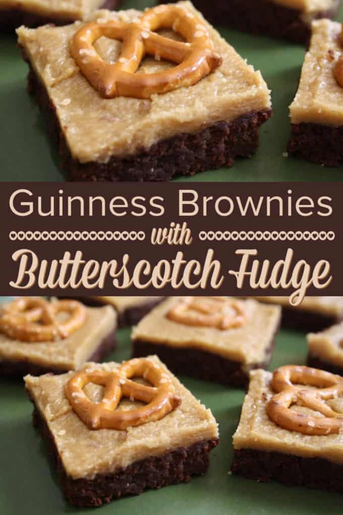 Guinness Brownies with Butterscotch Fudge Recipe