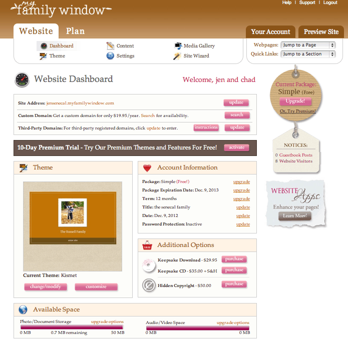 Become the Family Blogger with My Family Window