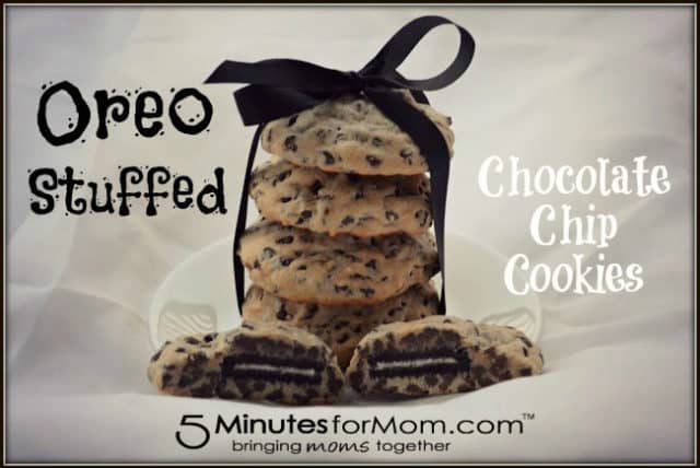Oreo Stuffed Chocolate Chip Cookies Recipe