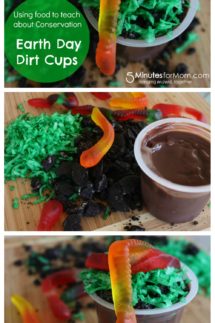 Dirt Cups for Earth Day - 5 Minutes for Mom