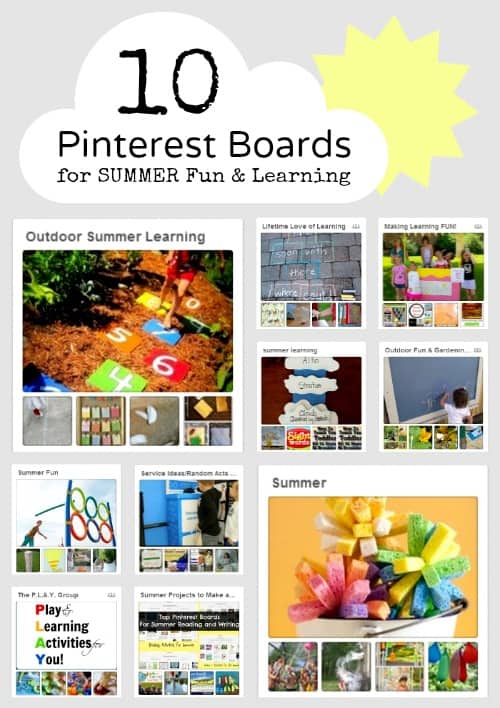 Summer Fun and Learning with Pinterest - 5 Minutes for Mom
