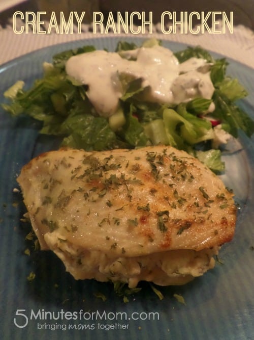 Creamy Ranch Chicken - 5 Minutes for Mom