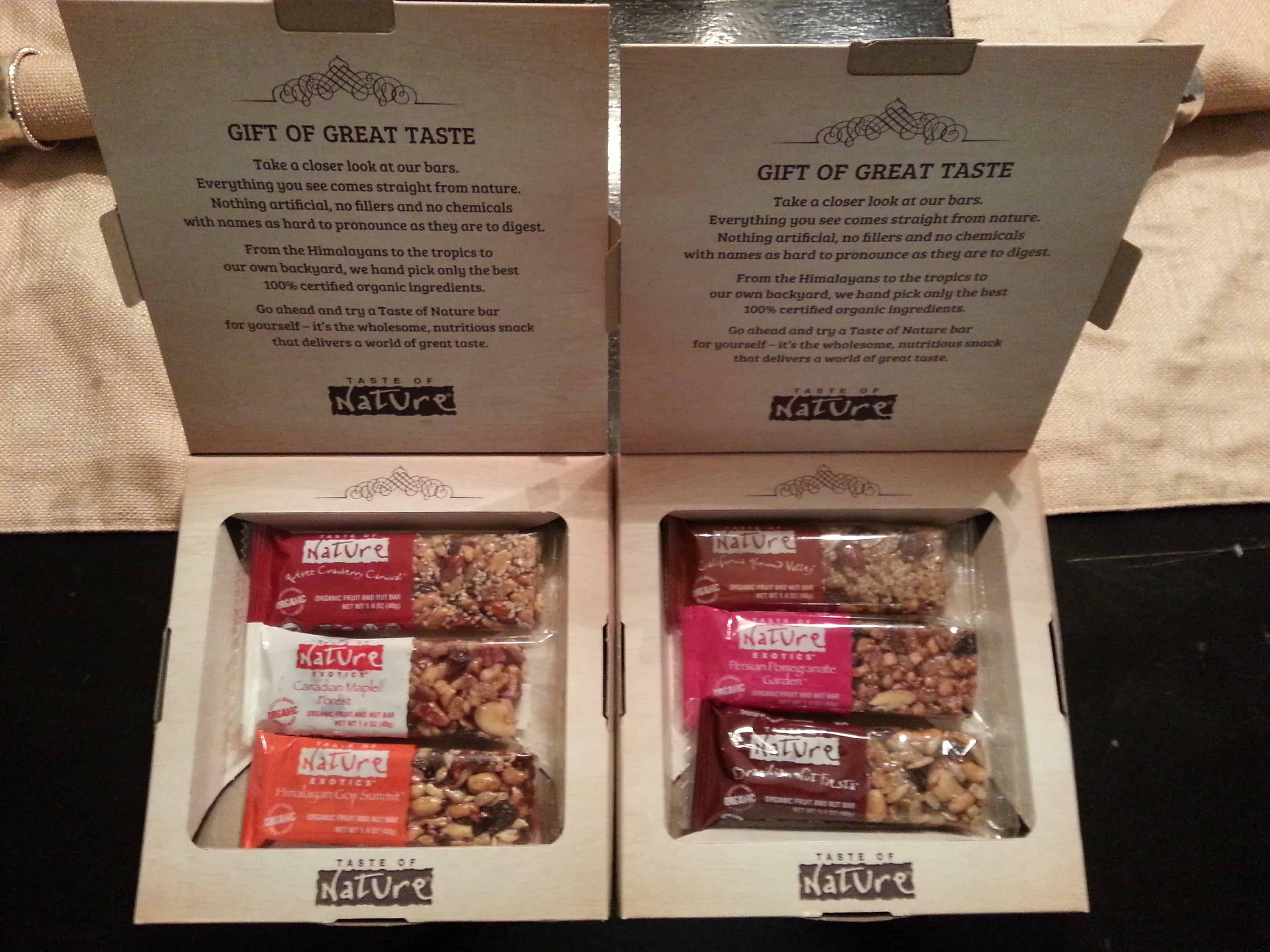 Taste of Nature Snack Bars Review & Giveaway