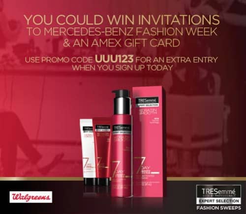 Win a Trip to Tresemme Mercedes Benz Fashion Week!