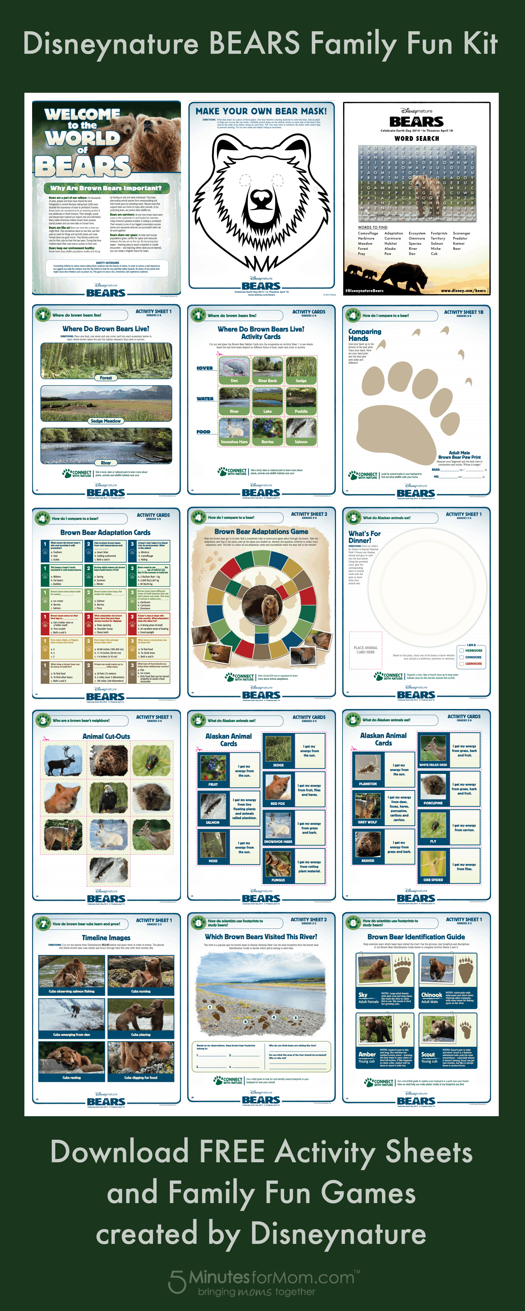 Introduce Your Family to Disneynature BEARS #MeetTheCubs #DisneynatureBears