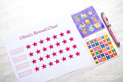 DIY Kids Rewards Chart