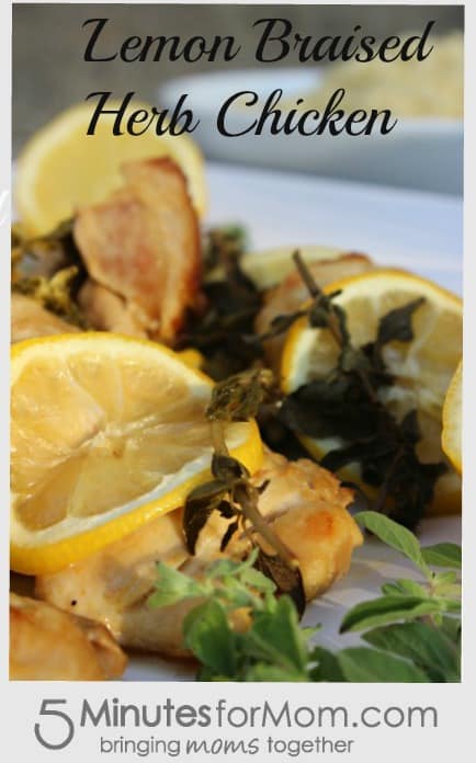 Lemon Braised Herb Chicken - Quick and Easy Recipe