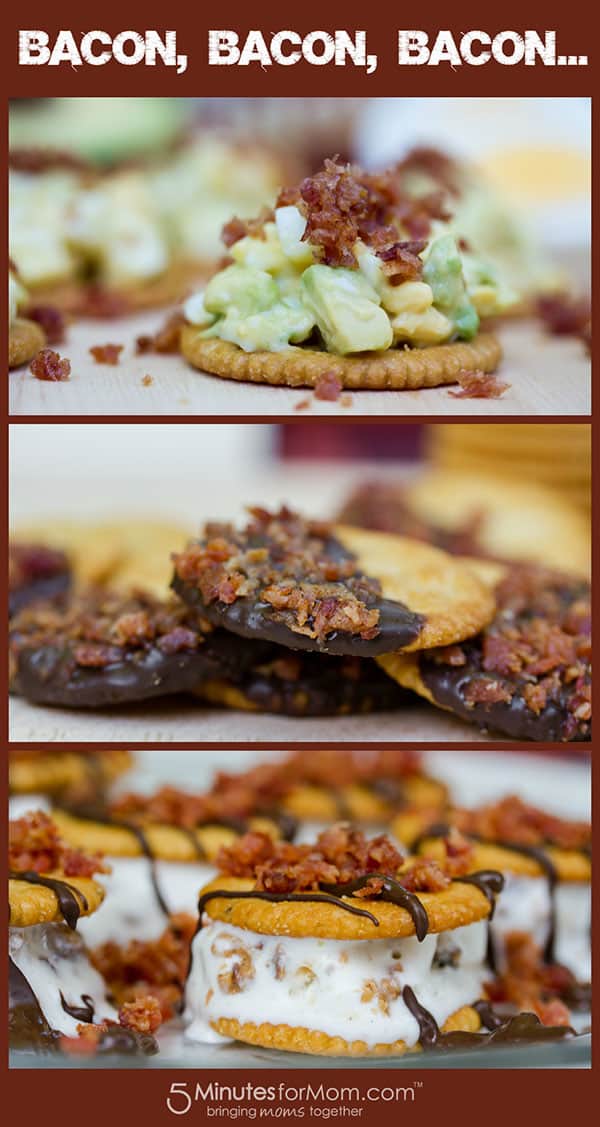 Three Recipes for Bacon Lovers - Ritz Bacon Crackers