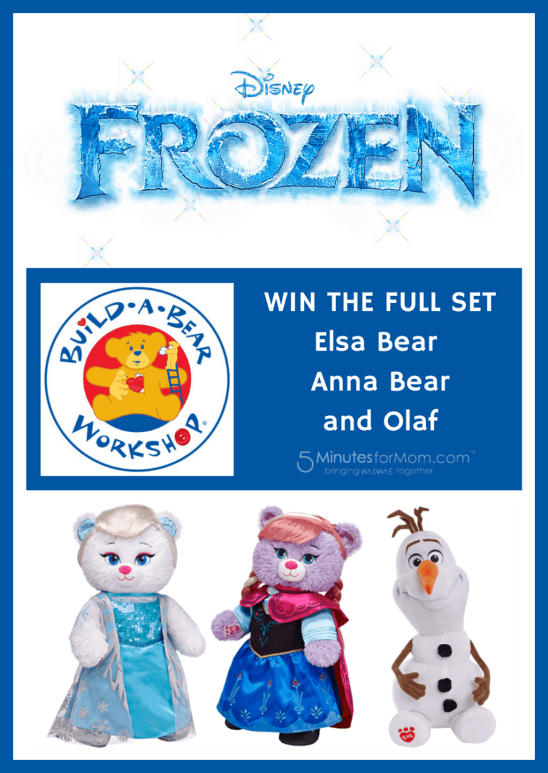 FROZEN Build-A-Bear #Giveaway - Win a Set of All 3 Frozen Bears - Elsa ...