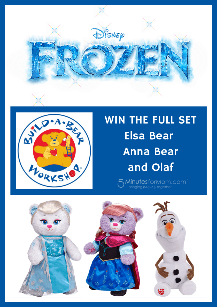 FROZEN Build-A-Bear #Giveaway - Win a Set of All 3 Frozen Bears - Elsa ...