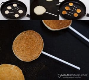 Lollipop Pancakes - Bite Sized Breakfast Fun