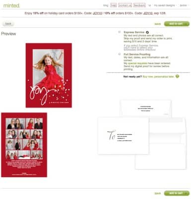 Minted Holiday Cards - As Beautiful as the Season