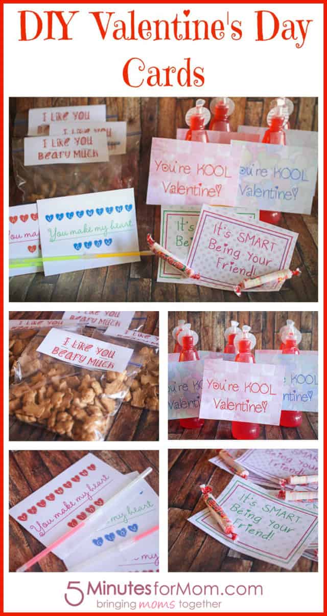 FREE Printable Valentine's Day Cards for Kids
