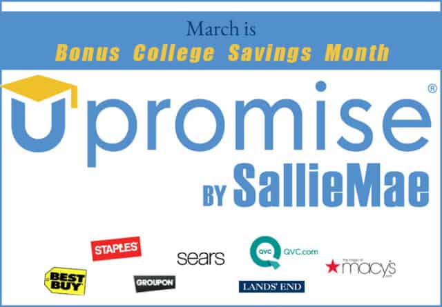 March is Bonus College Savings Month with Upromise - 5 Minutes for Mom