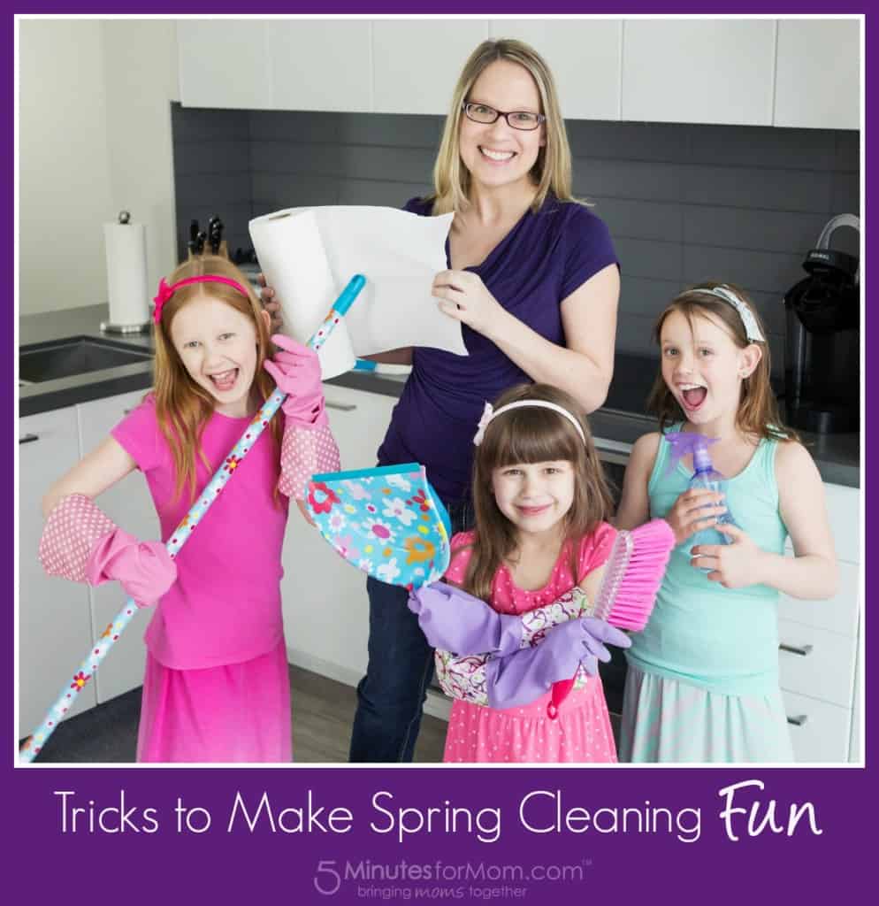 Tricks to Make Spring Cleaning Fun with Free Printables