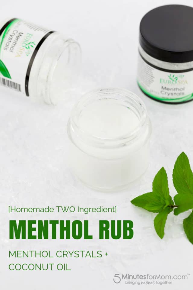 How to Use Menthol Crystals and Make Homemade Menthol Rub