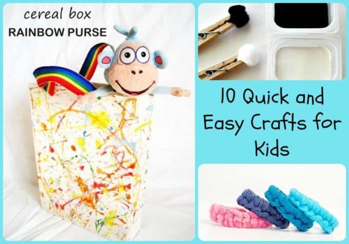 10 Quick and Easy Crafts for Kids - 5 Minutes for Mom