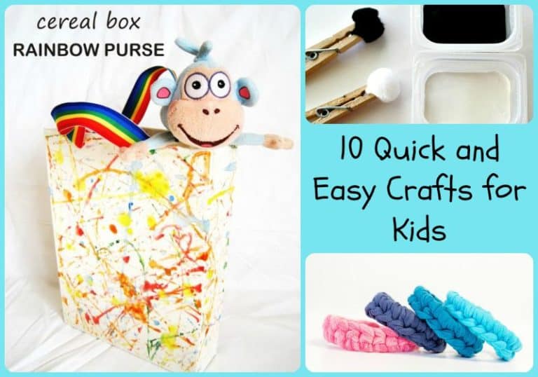 10 Quick and Easy Crafts for Kids - 5 Minutes for Mom