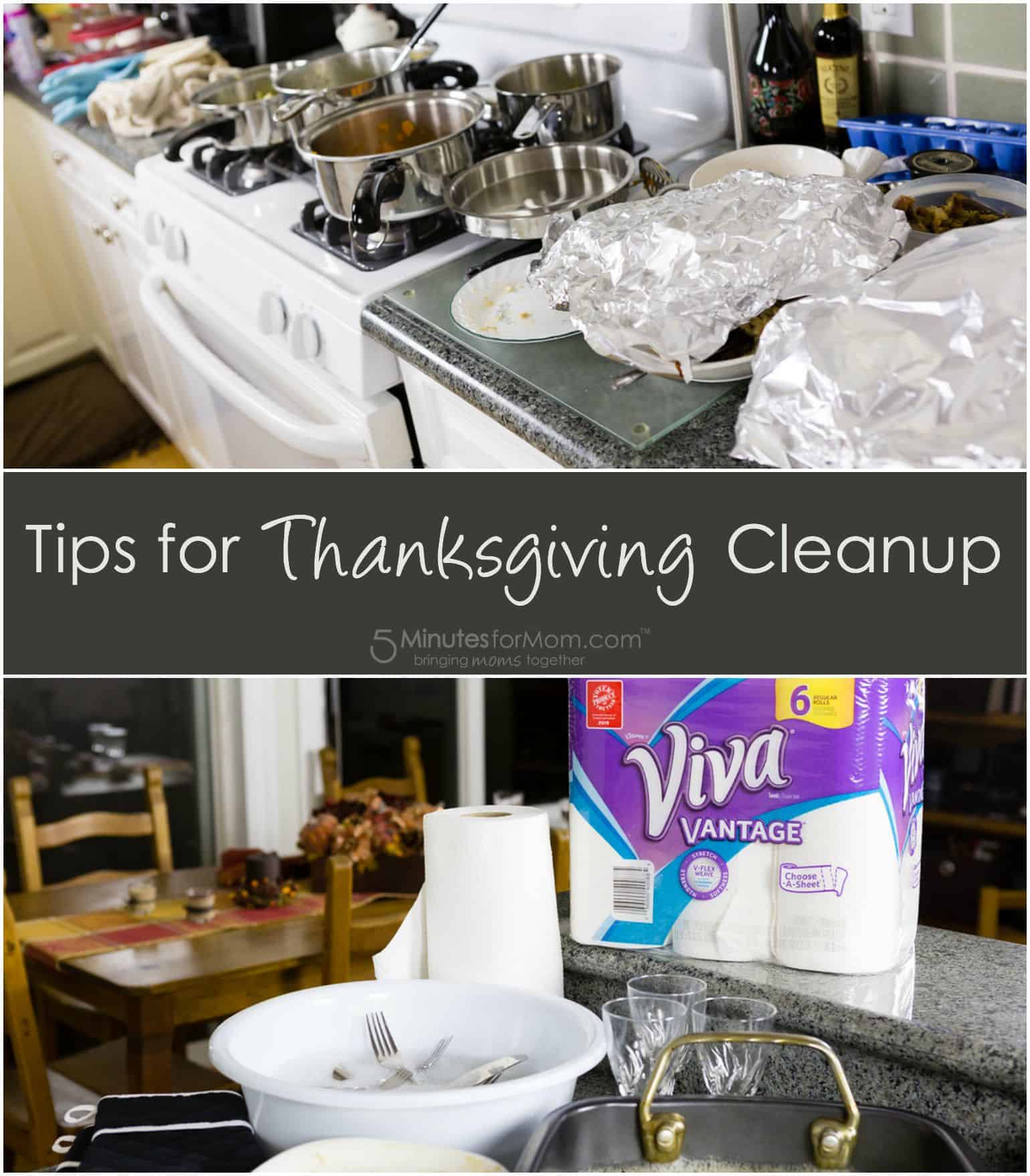 5 Tips to Make Cleaning up After Thanksgiving Dinner Easier - 5 Minutes ...