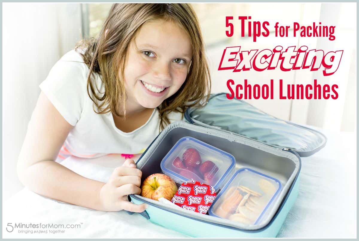 5 Tips for Packing Exciting School Lunches - 5 Minutes for Mom
