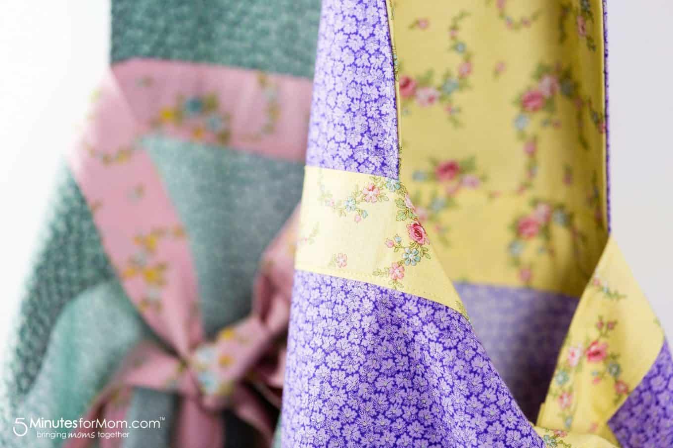 Girls Apron Free Pattern and Tutorial