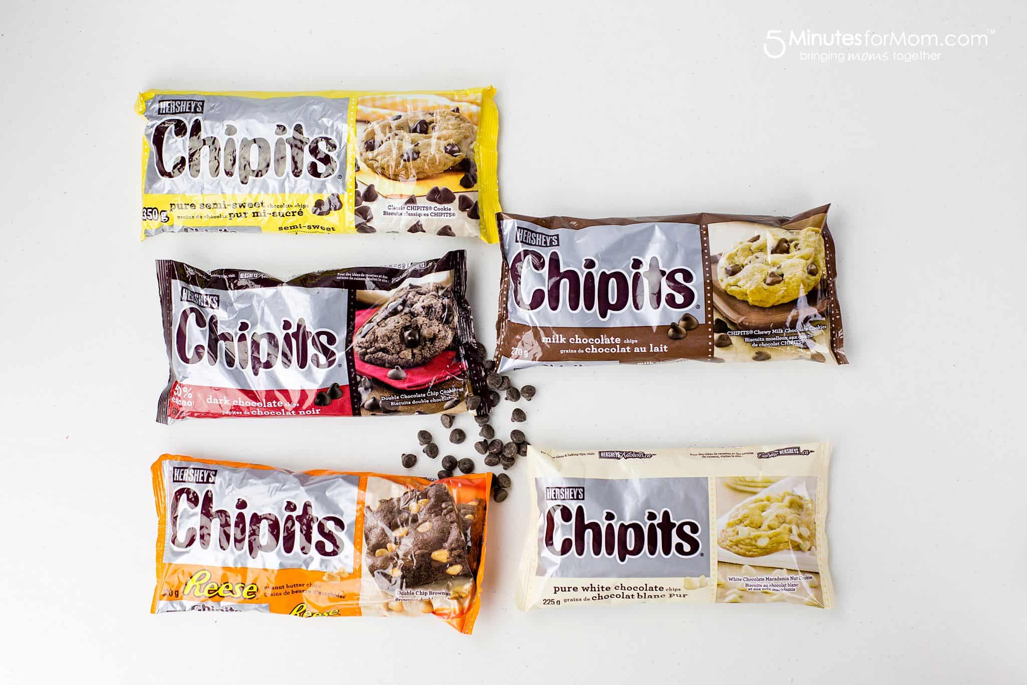 Dark Chocolate Chip Christmas Cookies - 5 Minutes for Mom