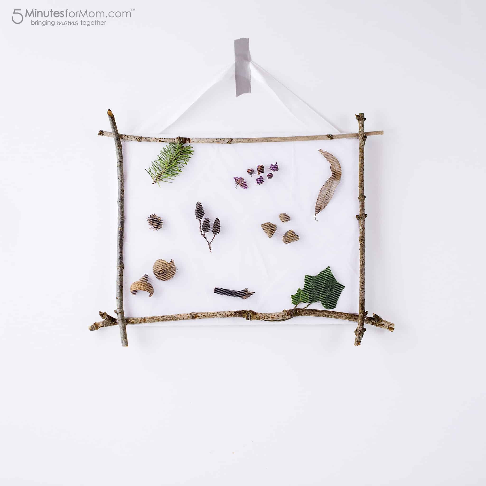 Nature Pocket Art - Beautiful Nature Craft for Kids