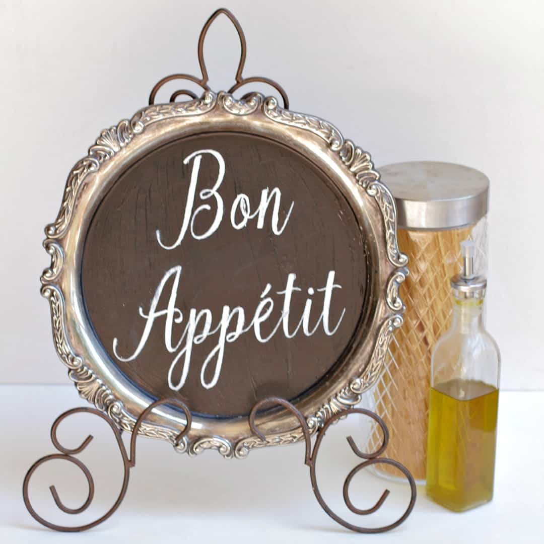 DIY Bon Appetit Kitchen Sign
