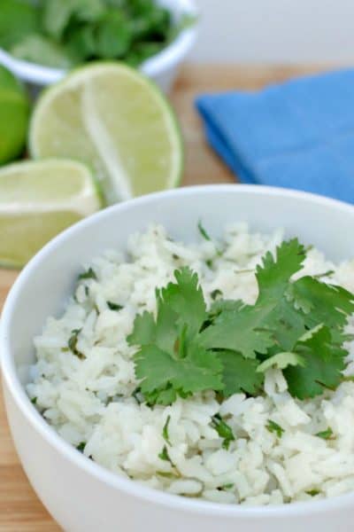 5 Ingredient Cilantro Lime Rice - 5 Minutes for Mom
