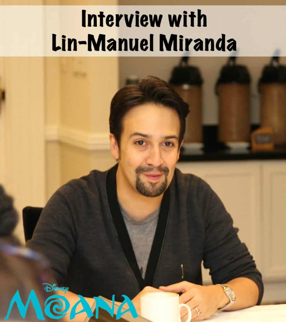 Lin-Manuel Miranda Interview - #MoanaEvent - 5 Minutes for Mom