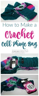 How to Make a Crochet Cell Phone Bag