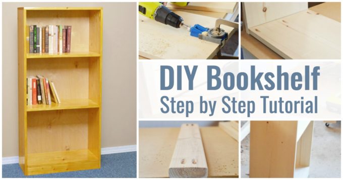 DIY Basic Bookshelf - How To Build A Bookcase For Beginners