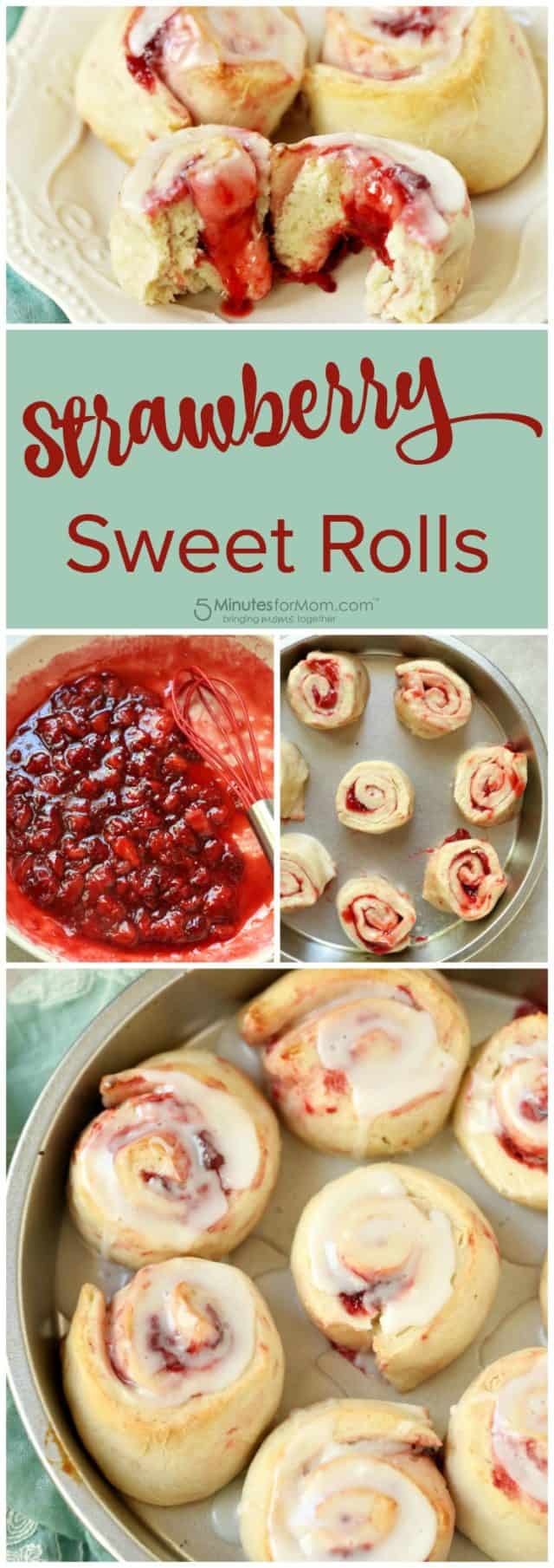 Super Easy Strawberry Sweet Rolls Recipe