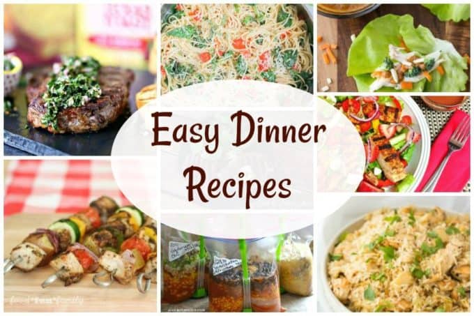 Easy Dinner Recipes and our Delicious Dishes Recipe Party