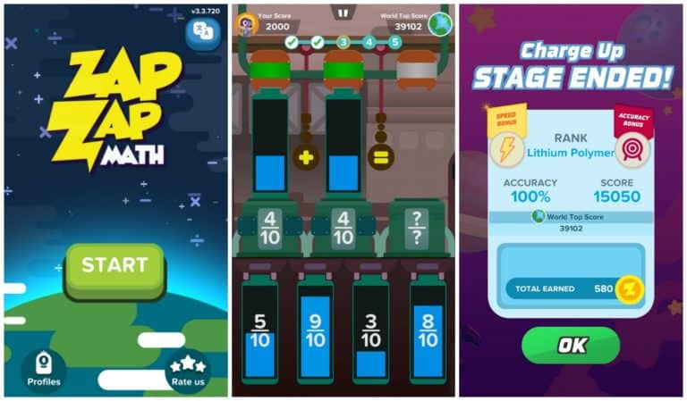 Worried About Math Summer Slide? Get Your Kids Playing Zap Zap Math.