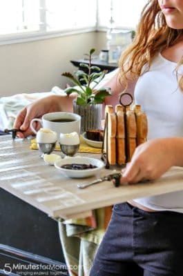 Wooden Breakfast Tray DIY - Handmade Gift Idea