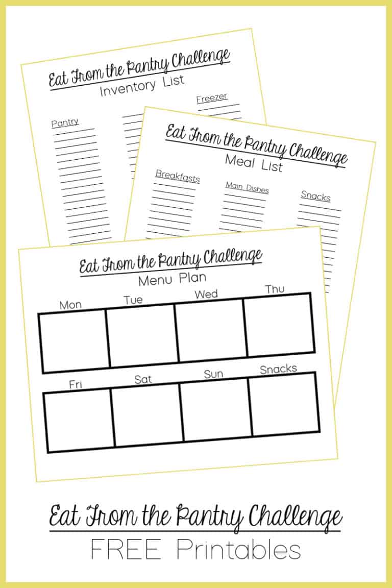 Eat From the Pantry Challenge - How Far Can You Stretch Your Food?