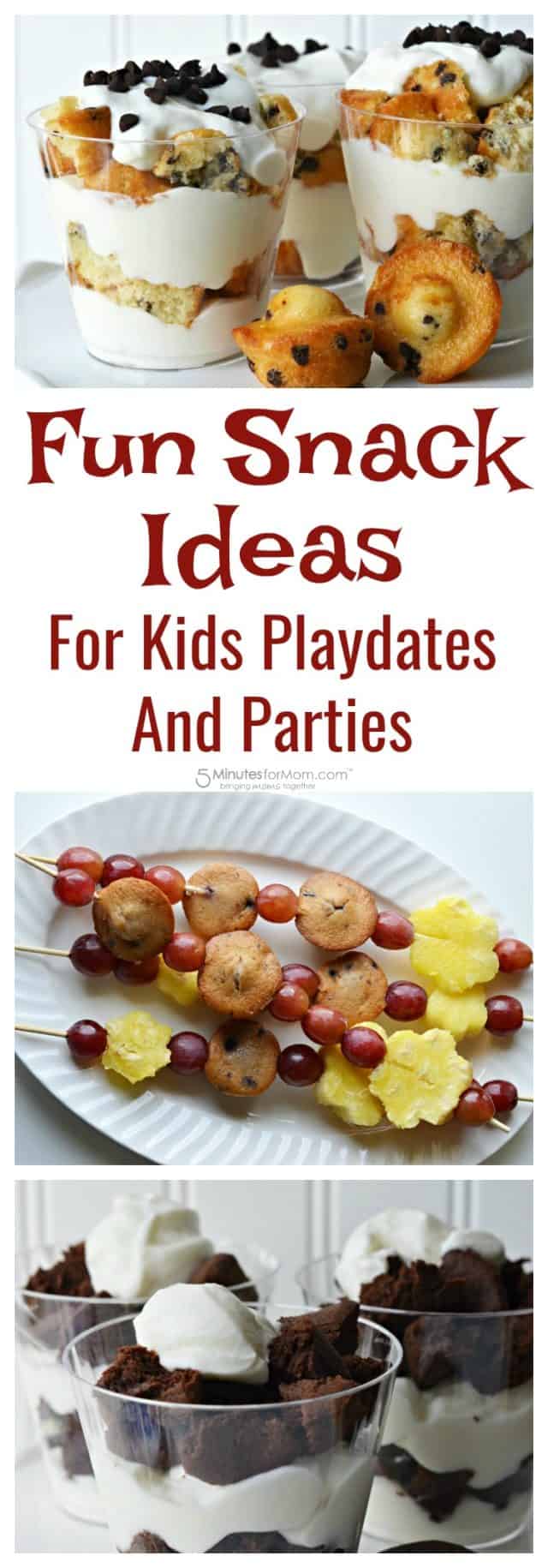 Fun Snack Ideas for Kids' Playdates and Parties