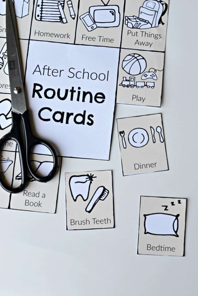 Setting Up A Fun After School Routine - Free Printable