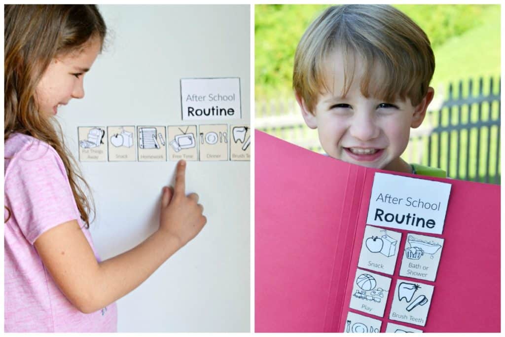 Setting Up A Fun After School Routine - Free Printable