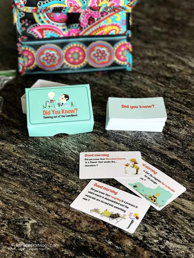 Make School Lunches More Fun with Did You Know? Cards