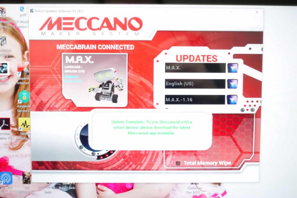 Meccano M.A.X. -- An AI Robot for the Ultimate in STEM Fun and Learning