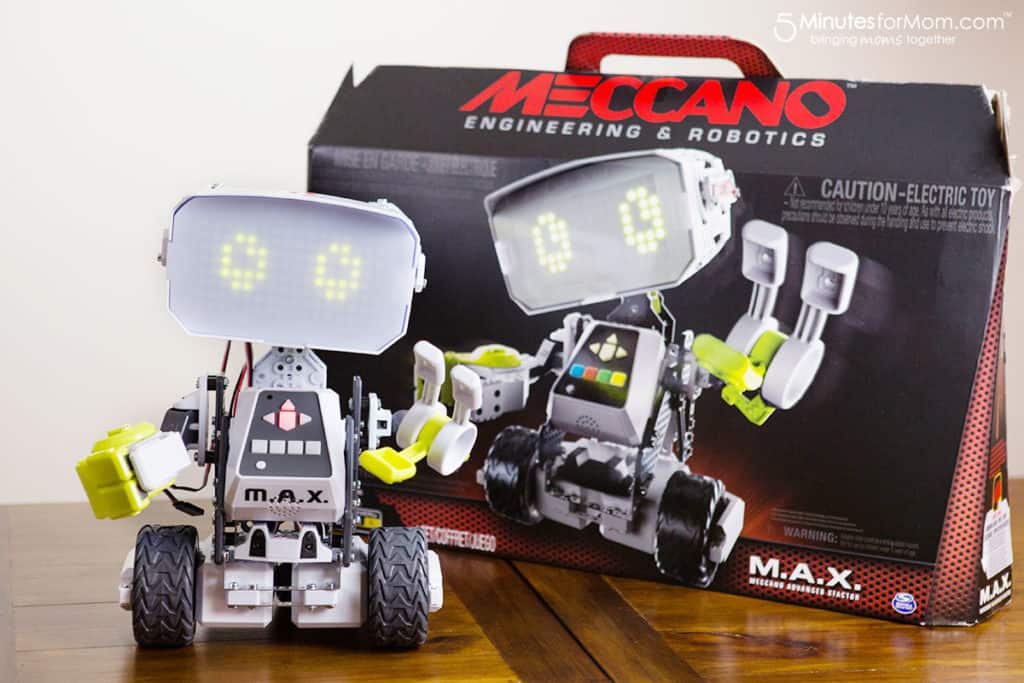 Meccano M.A.X. -- An AI Robot for the Ultimate in STEM Fun and Learning