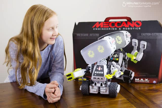 Meccano M.A.X. -- An AI Robot for the Ultimate in STEM Fun and Learning