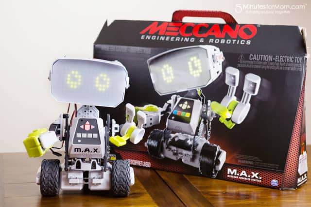 Meccano M.A.X. -- An AI Robot for the Ultimate in STEM Fun and Learning