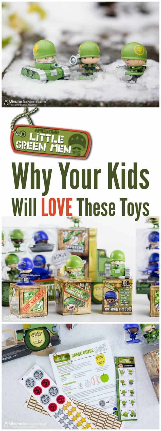 Awesome Little Green Men - Cool Collectible Toys Face Battle with ...
