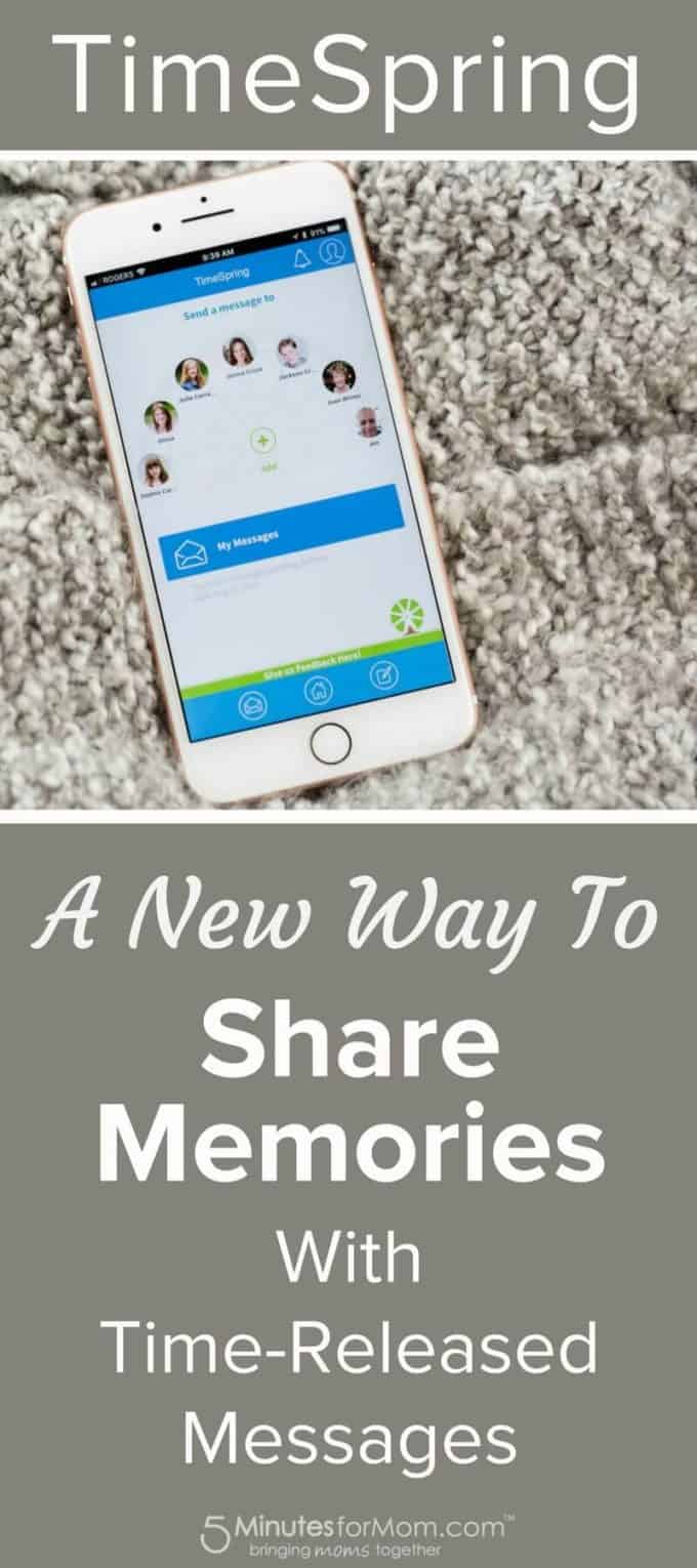 TimeSpring - A New Way to Share Memories With Time-Released Messages