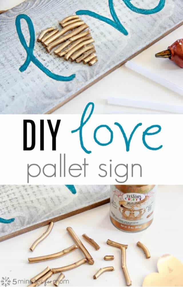 How To Make A Painted Love Sign