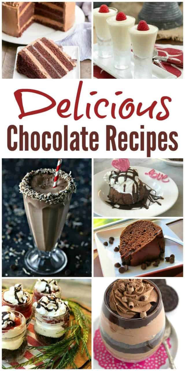 Sweet Chocolate Recipes and our Delicious Dishes Recipe Party